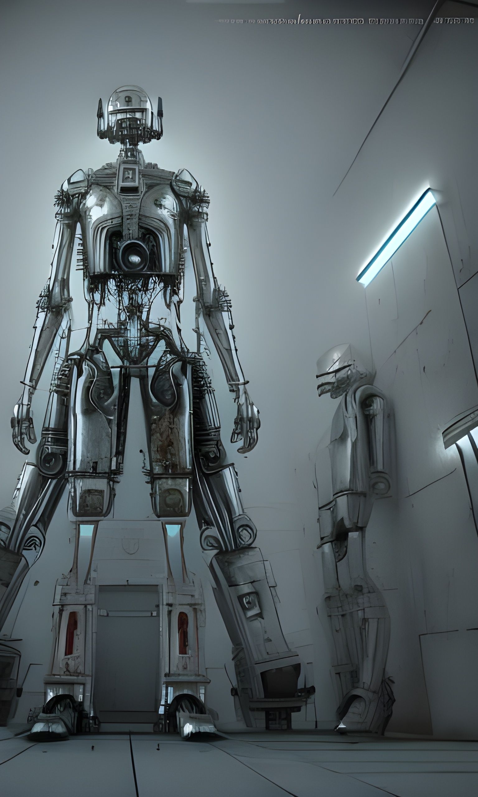 ROBOT intricately detailed Cinema 4D IMAX Horde3D 3ds max H.R. Giger ...