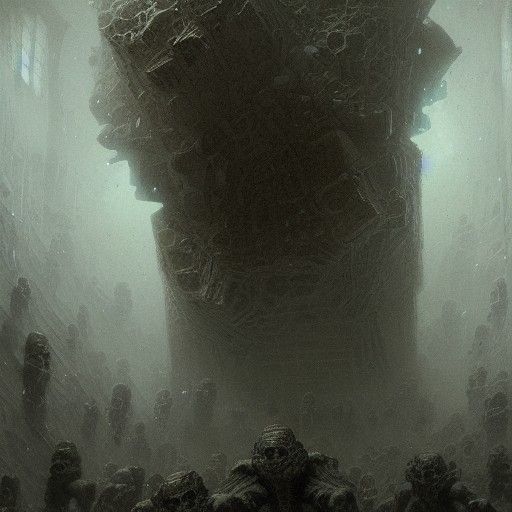 Cubic Golem - AI Generated Artwork - NightCafe Creator