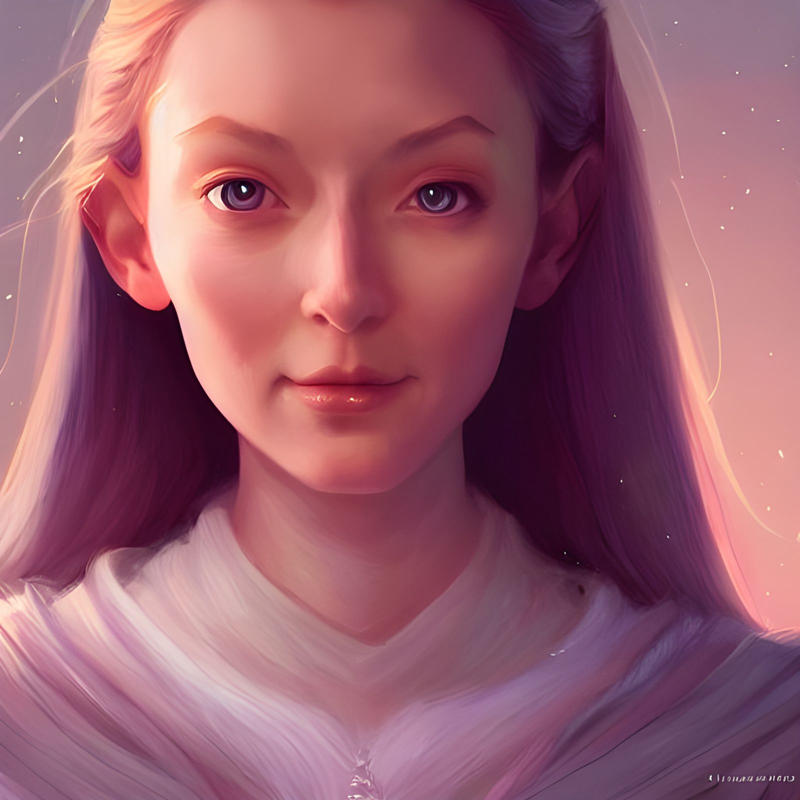 Young Lady Galadriel - AI Generated Artwork - NightCafe Creator