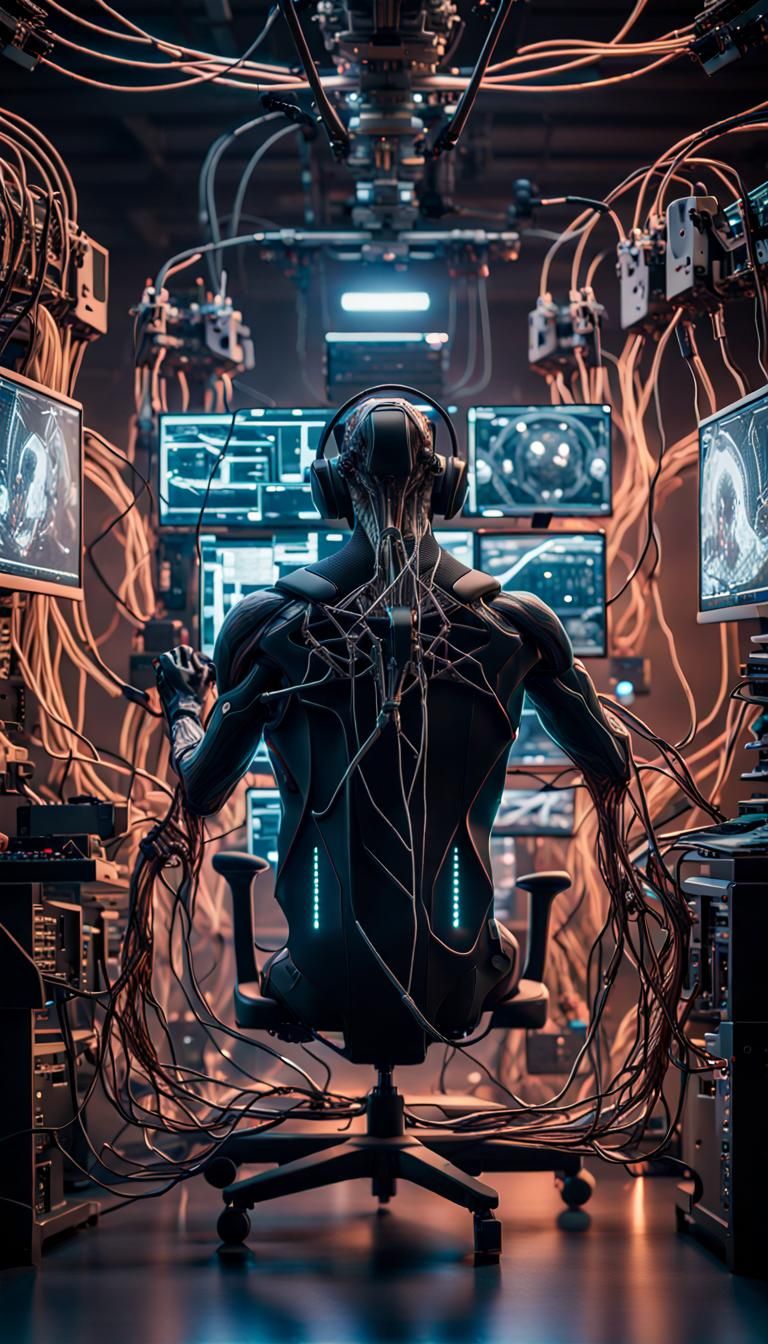 gaming setup - AI Generated Artwork - NightCafe Creator