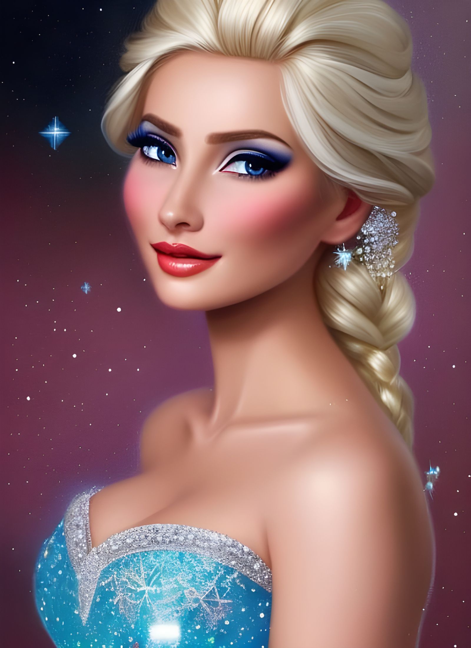Princess Elsa - AI Generated Artwork - NightCafe Creator