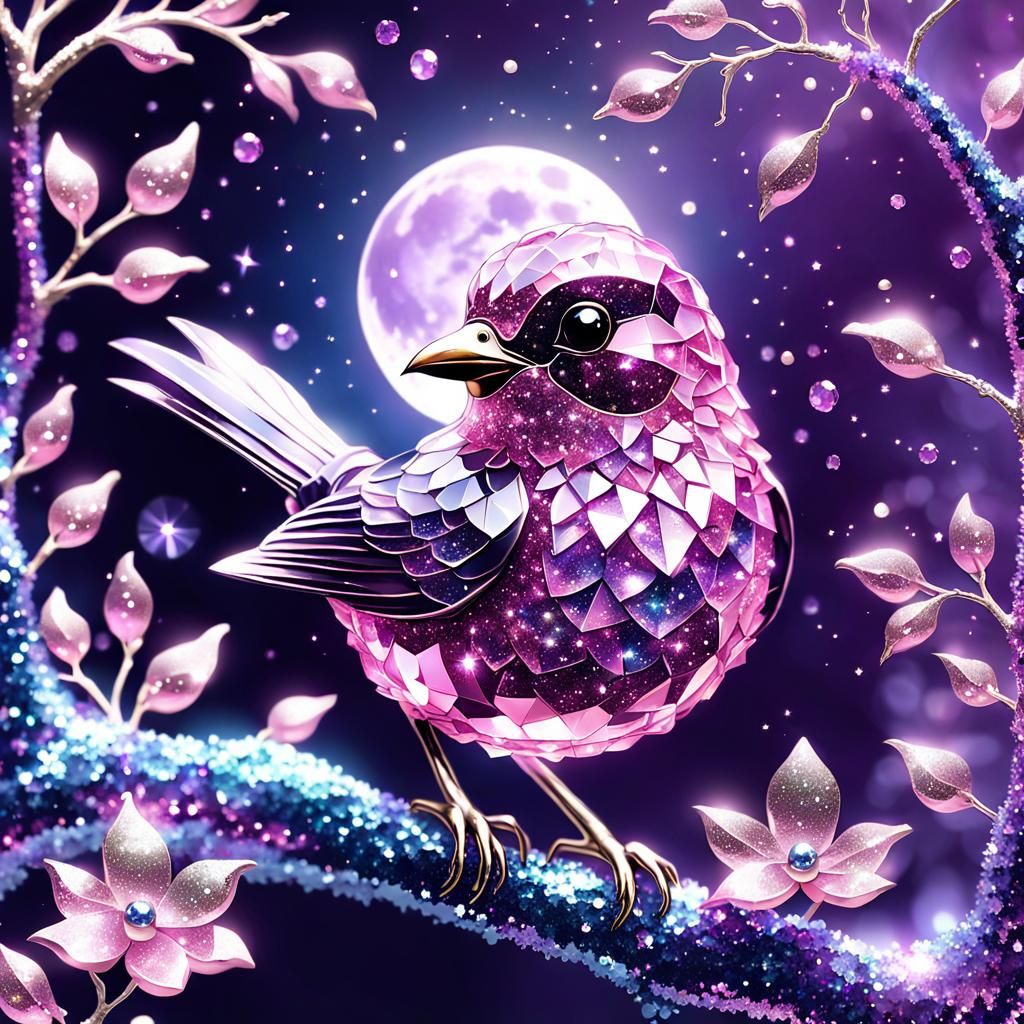 Crystal Bird - AI Generated Artwork - NightCafe Creator