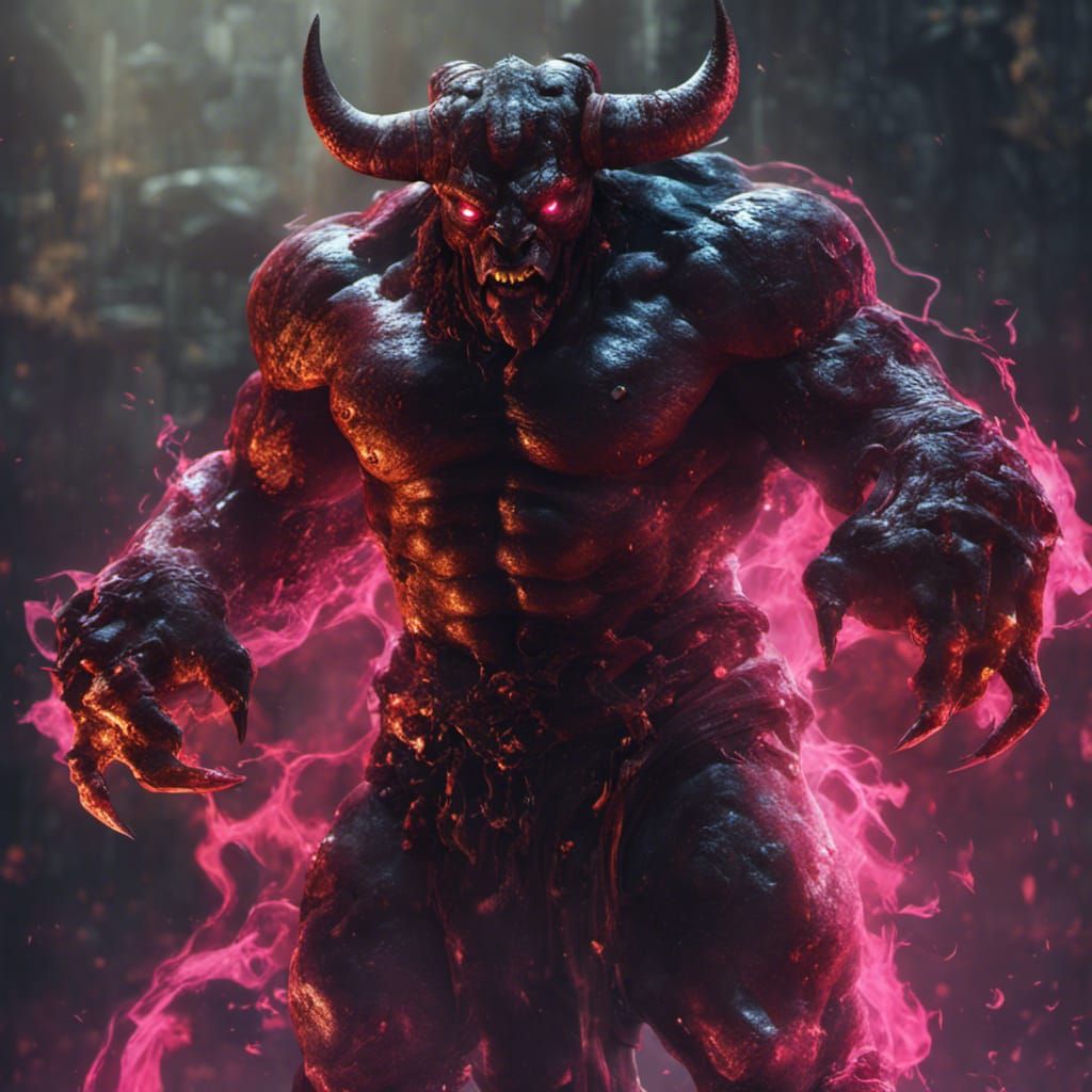 the minotaur from the bowels of the earth - AI Generated Artwork ...