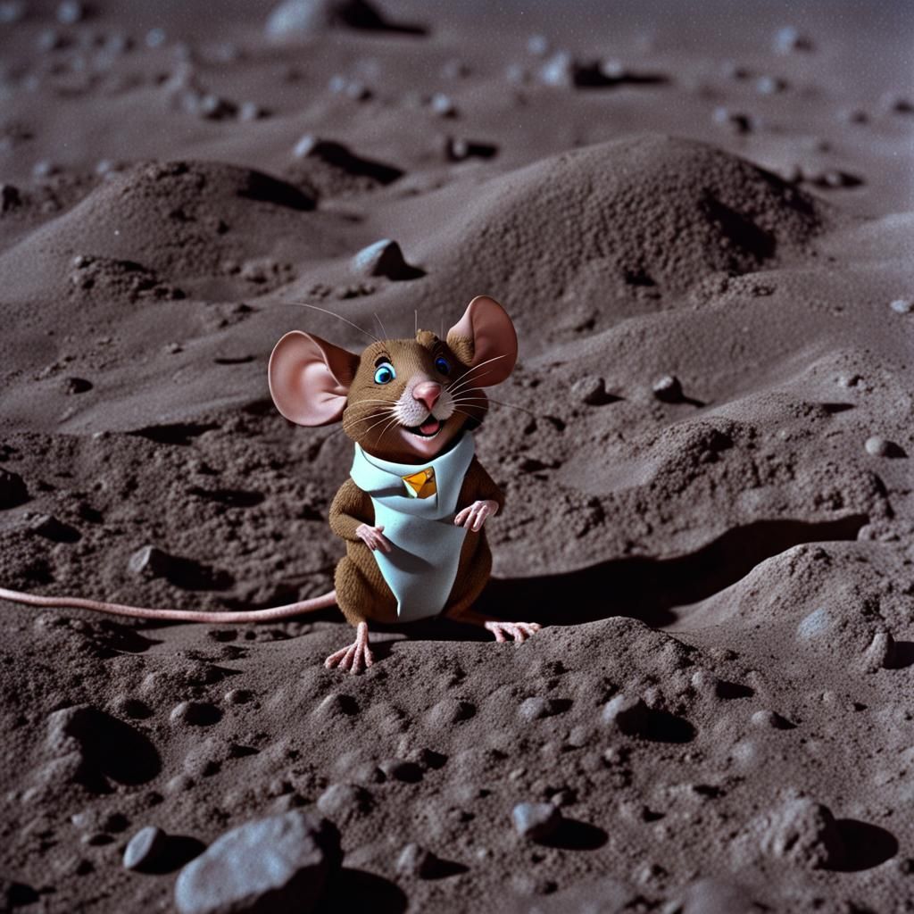 Warner MGM Cartoon Brown Mouse Jerry from "Tom and Jerry" Cartoon on ...