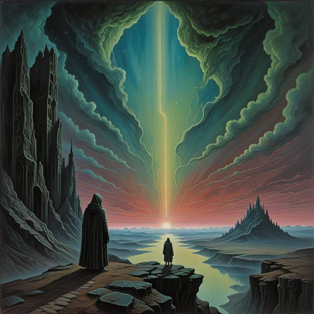 Fractured Dream World - Ethereal Dreamscapes in Surreal Symb...