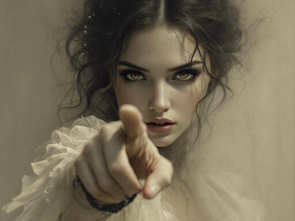 You point through the fog, Truth and lies blur in the haze— Who dares ...