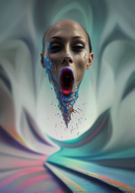 GOING INSANE & feeling stressed & screaming in stress surrealism and ...