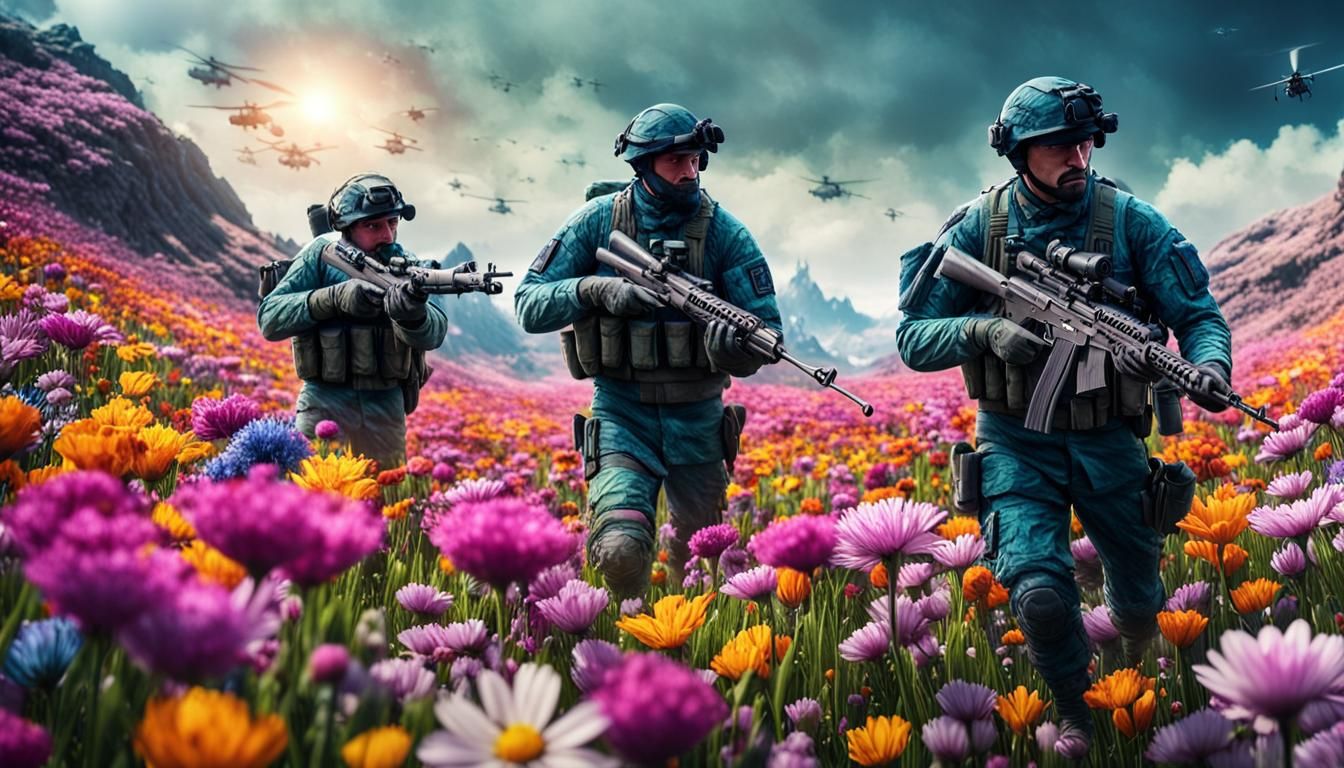 Spring Soldiers - AI Generated Artwork - NightCafe Creator