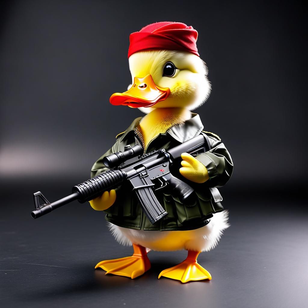 GI Duck - AI Generated Artwork - NightCafe Creator