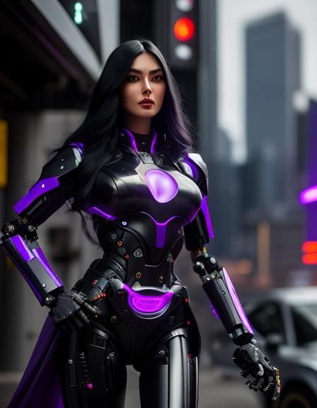 The Violet Knight #9 - AI Generated Artwork - NightCafe Creator