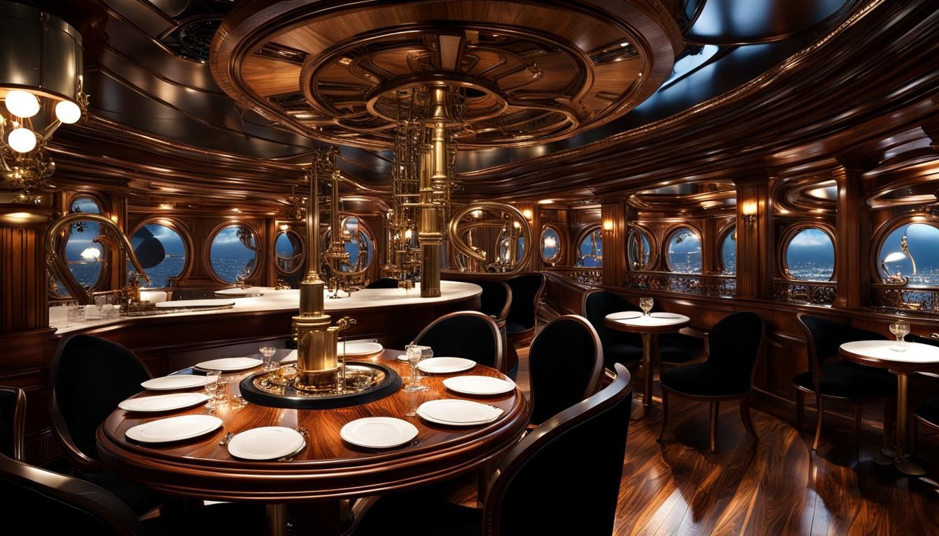 Restaurant interior design - AI Generated Artwork - NightCafe Creator