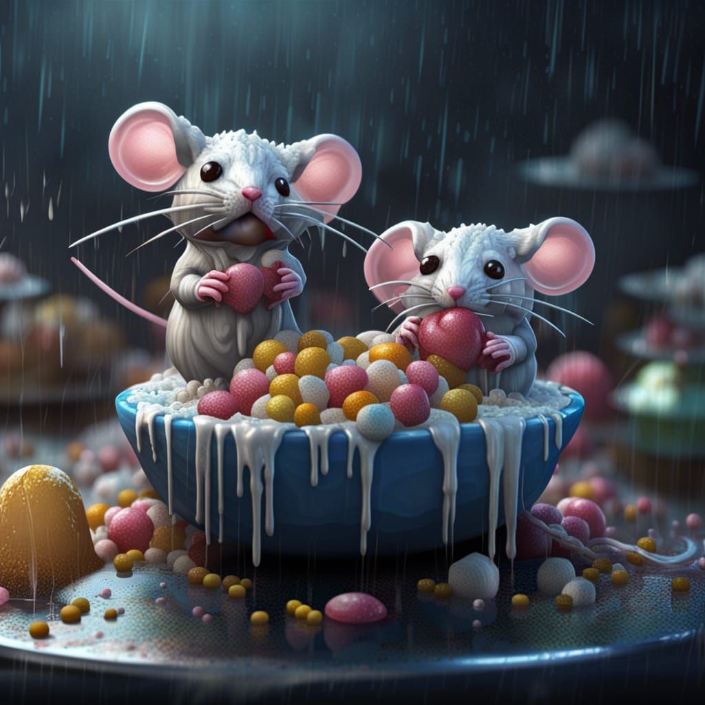 Sugar Mice - AI Generated Artwork - NightCafe Creator