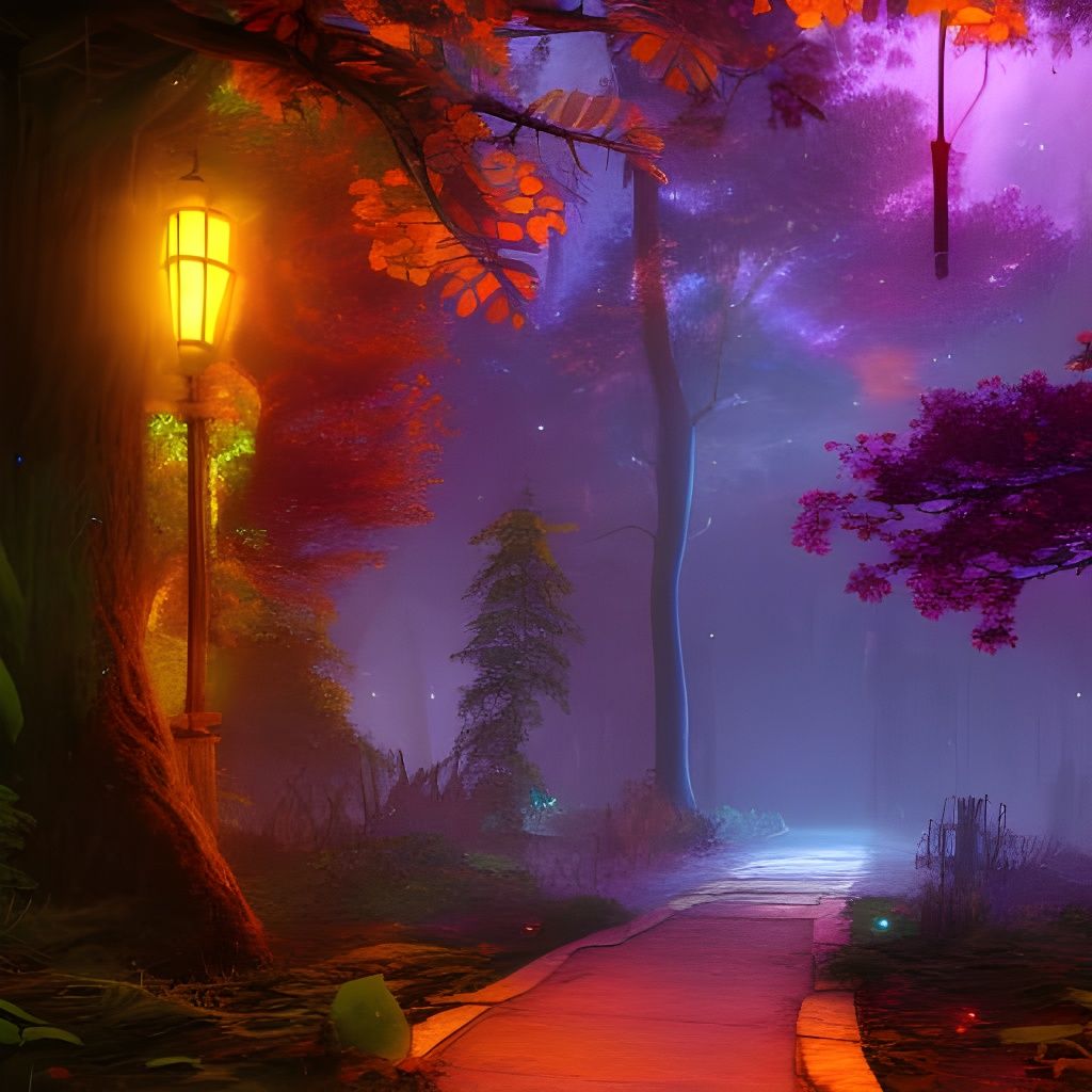 Magic path - AI Generated Artwork - NightCafe Creator