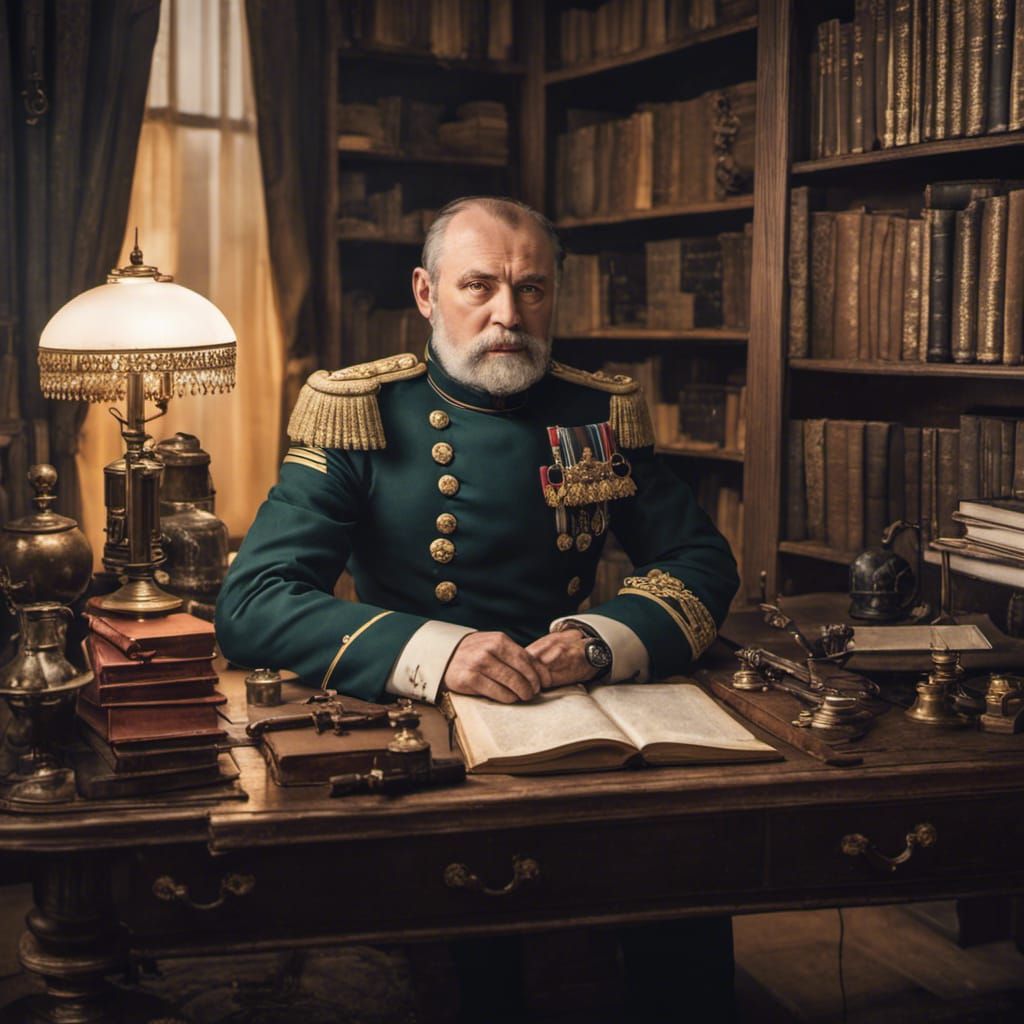 A Nineteenth Century Russian Colonel - AI Generated Artwork - NightCafe ...