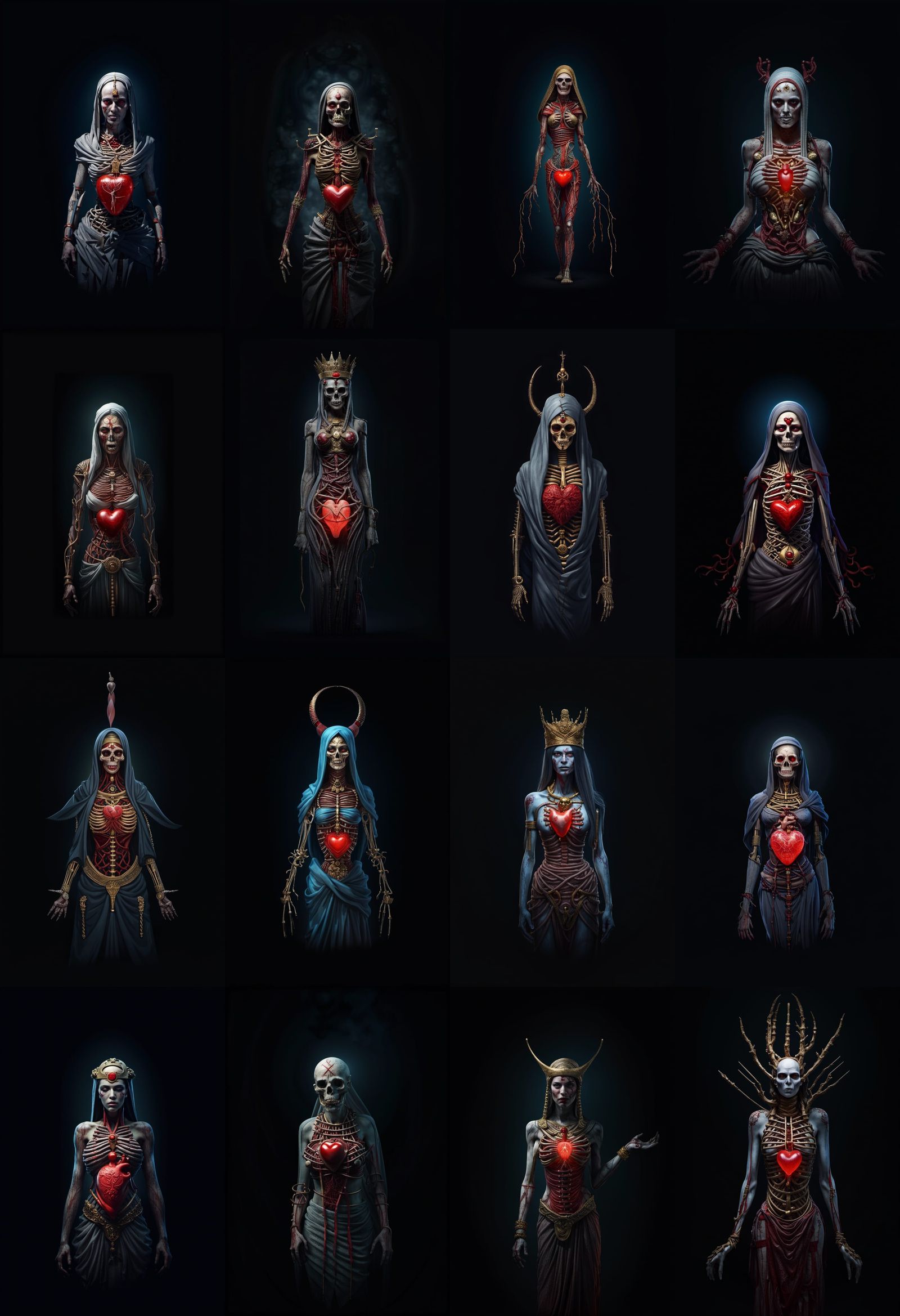 byzantine saint ancient Mesopotamian Babylon female vampire, made of ...