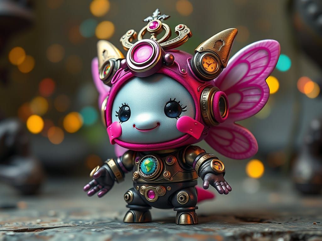 Sanxingdui Kawaii Fairy Borg Munny Duck River