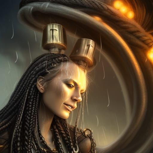 Steampunk shower - AI Generated Artwork - NightCafe Creator