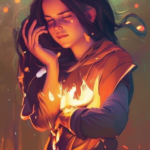 Campfire - AI Generated Artwork - NightCafe Creator