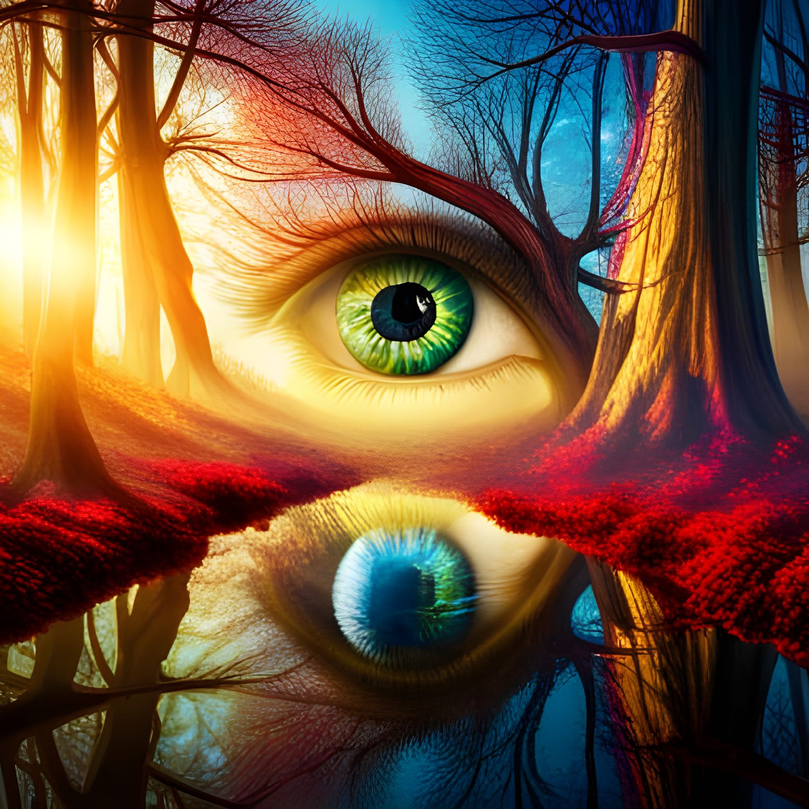 The eye is watching - AI Generated Artwork - NightCafe Creator