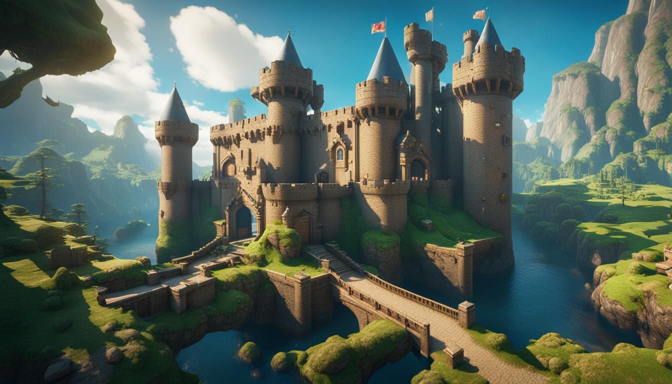 Random castle - AI Generated Artwork - NightCafe Creator