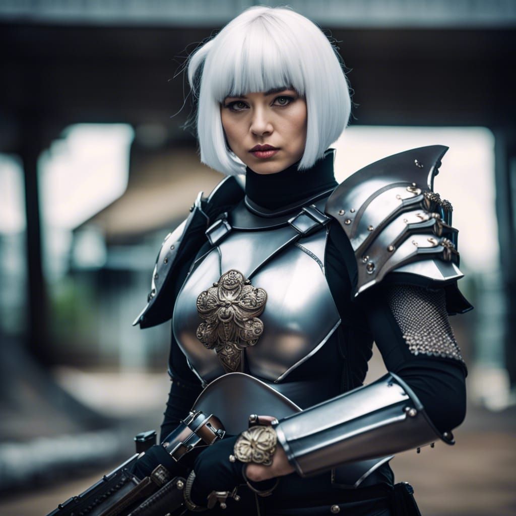 Hillarious attempt at an Adeptus Sororitas - AI Generated Artwork - NightCafe Creator