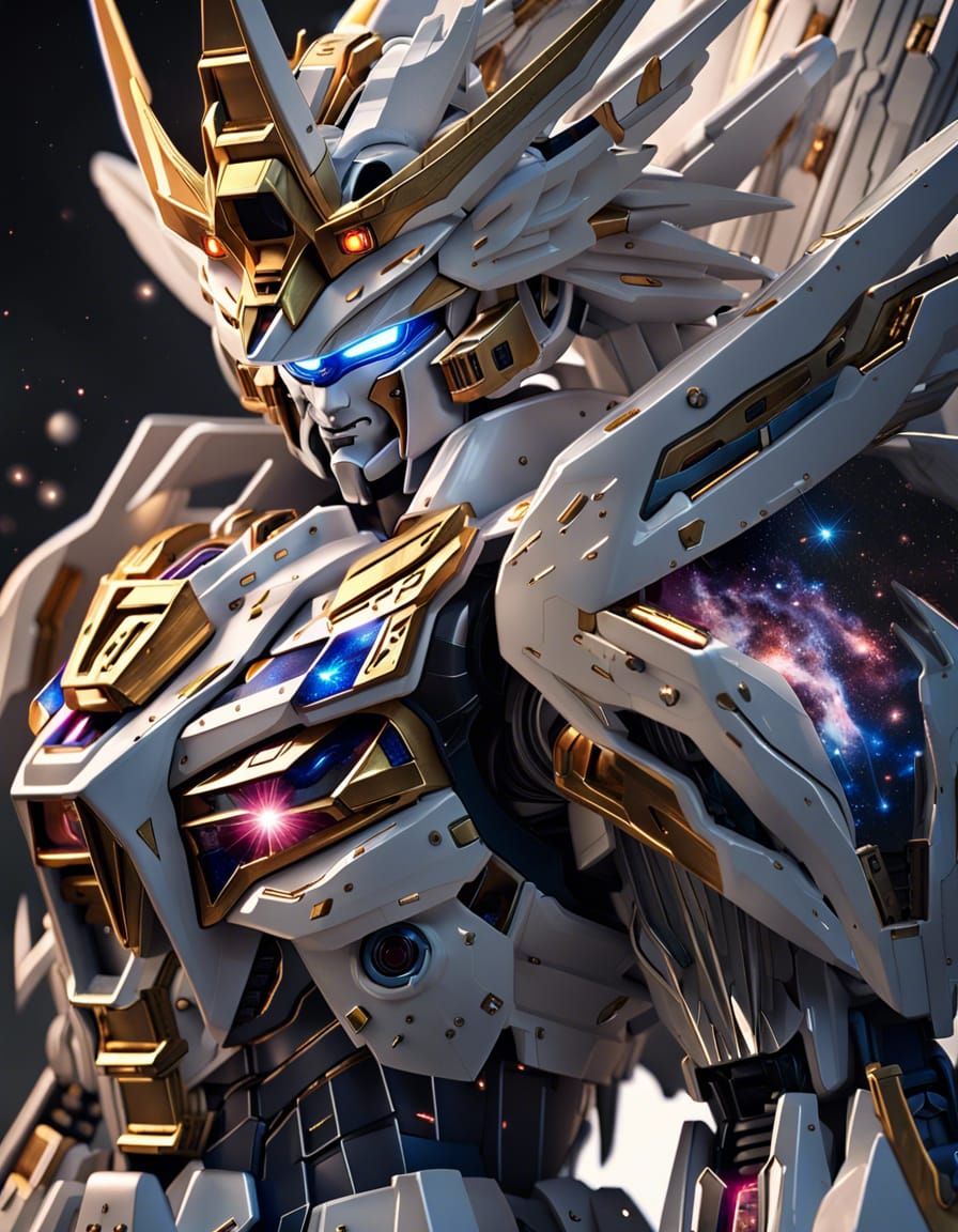 GREAT INTERSTELLAR ARKANGEL GUNDAM - AI Generated Artwork - NightCafe Creator