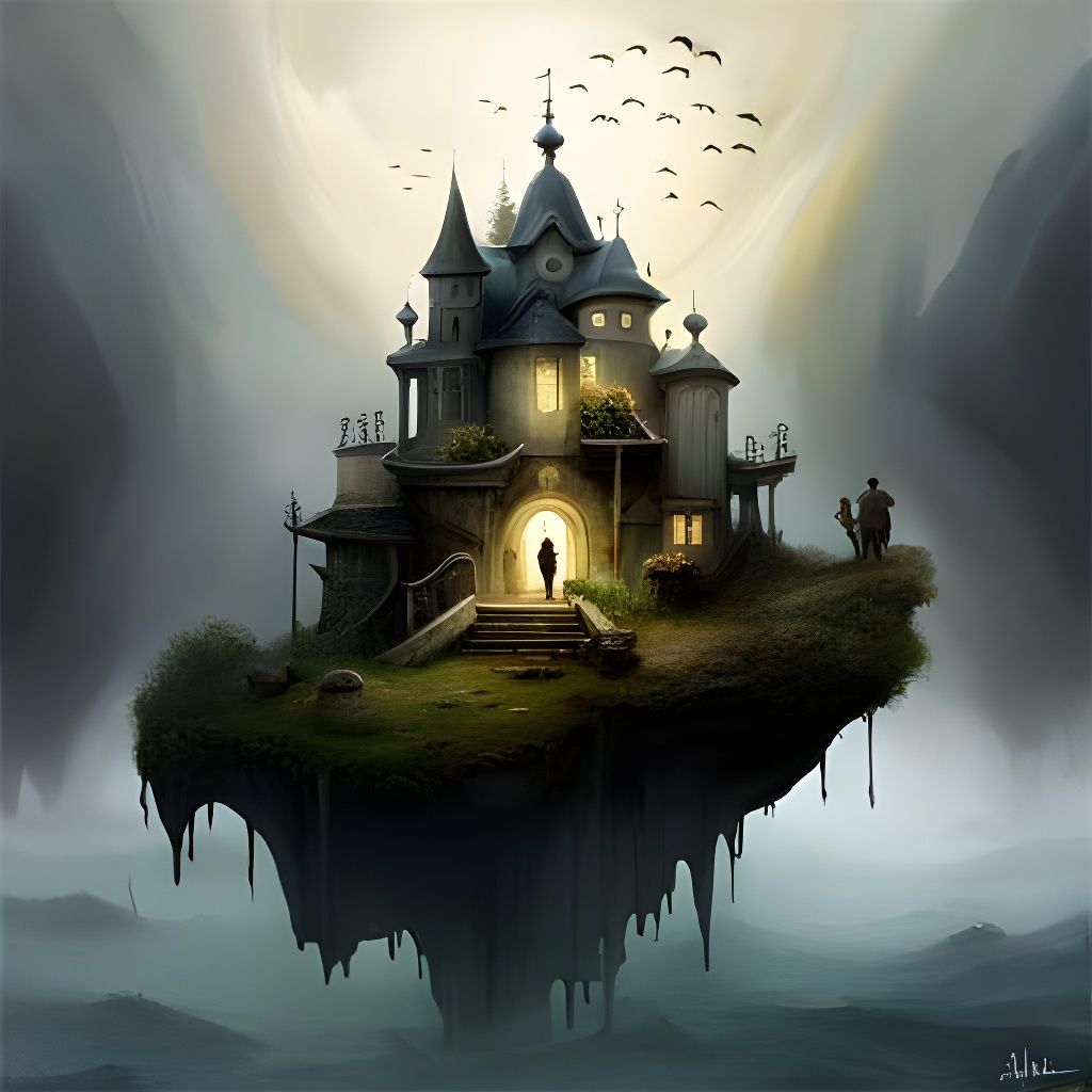 Floating Castle - AI Generated Artwork - NightCafe Creator