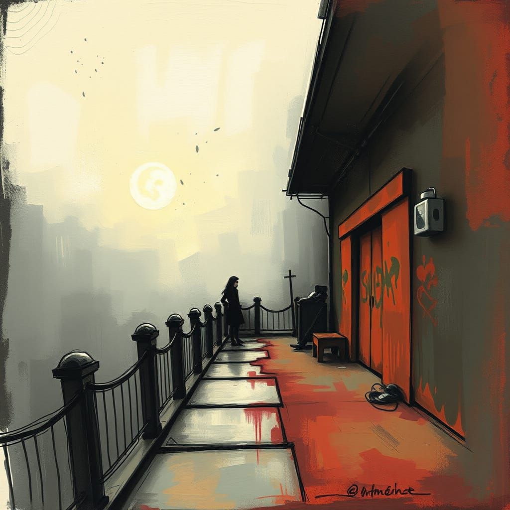 Ethereal Memories of Love Linger - AI Art