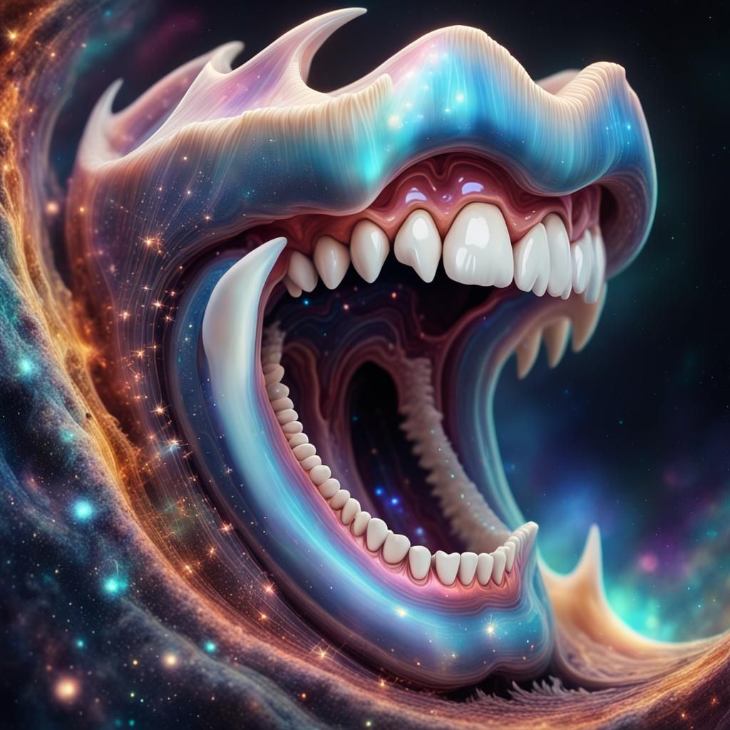 Cosmic Jaws - AI Generated Artwork - NightCafe Creator