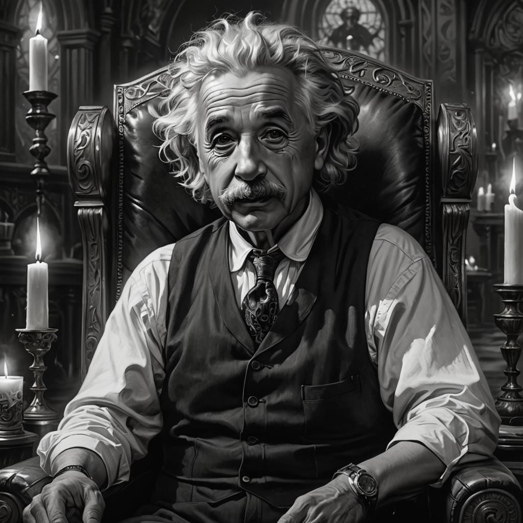 "Einstein" - AI Generated Artwork - NightCafe Creator