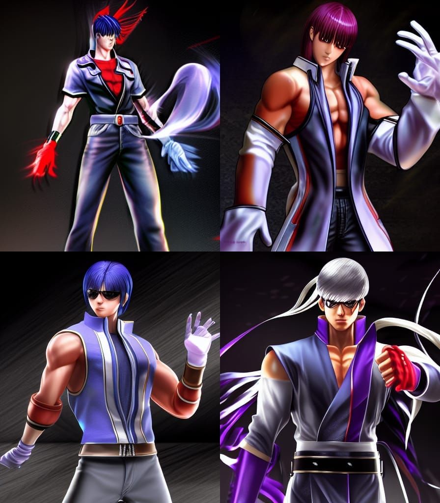 KOF Character : Nameless by Japanese illustrator Artist: Shinkiro ...