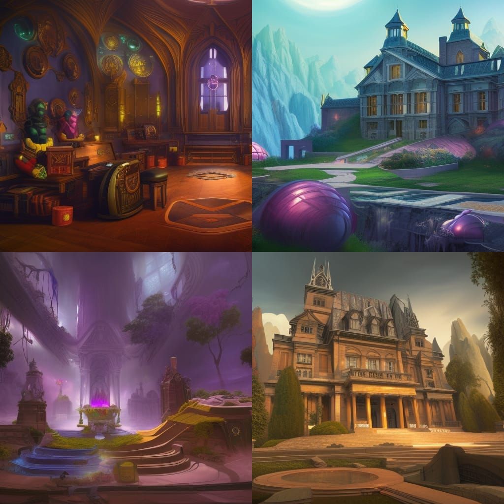 Professor Pineapple's Academy for Gifted Bears - AI Generated Artwork - NightCafe Creator