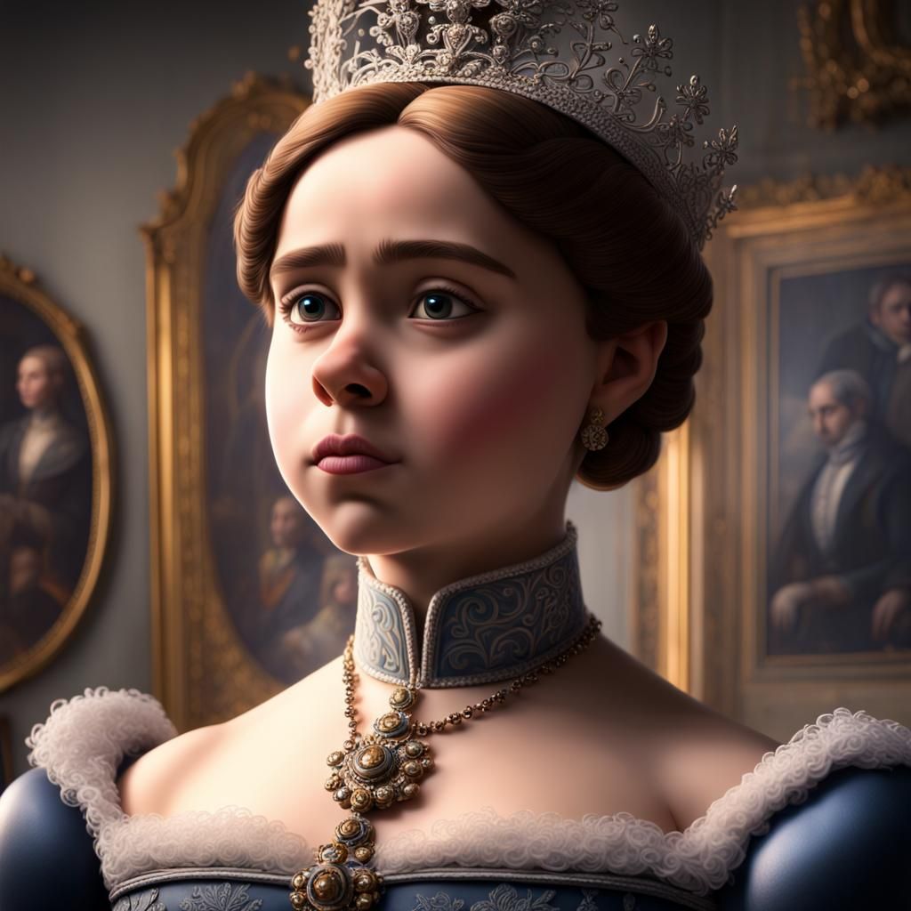 Young Queen Victoria - AI Generated Artwork - NightCafe Creator