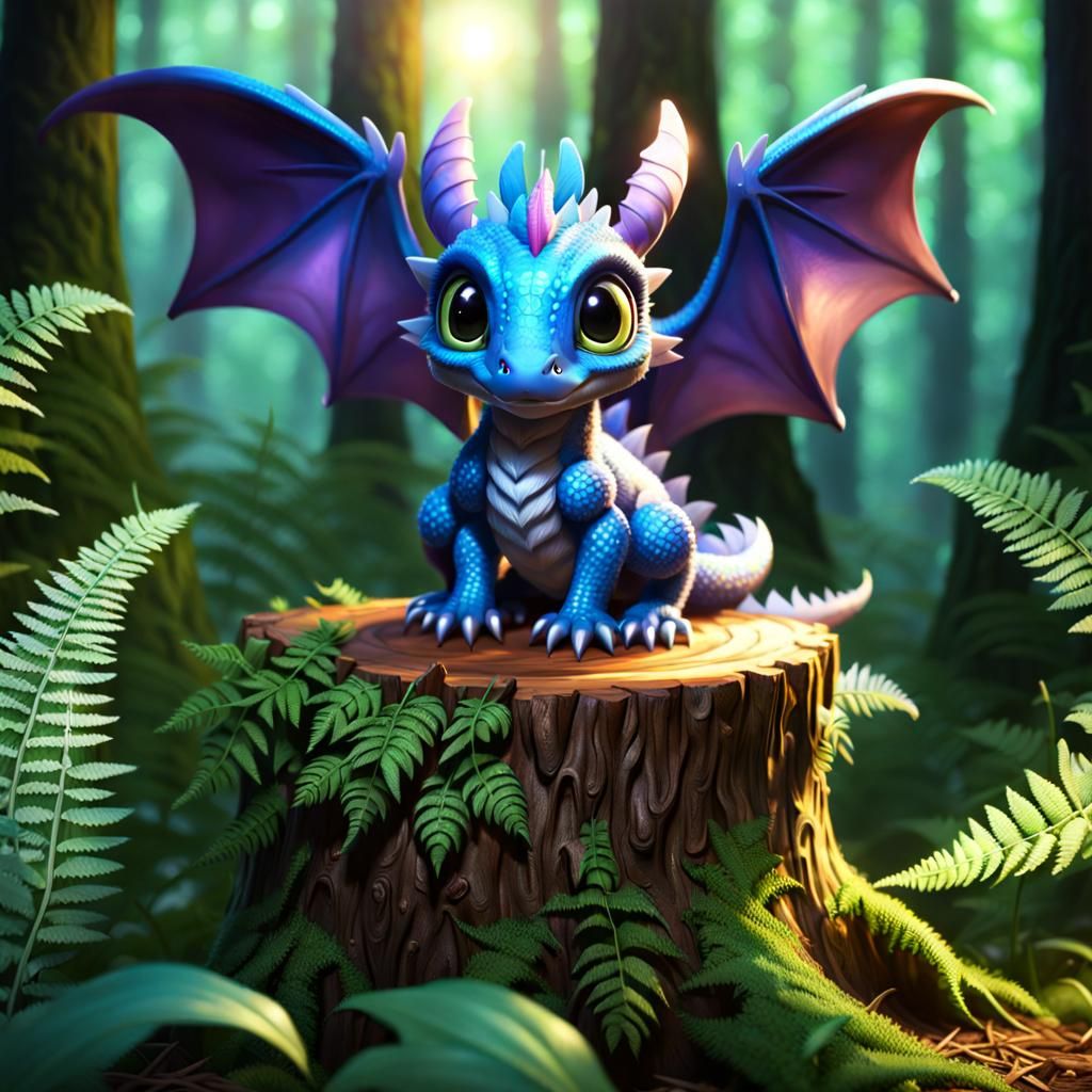 Baby dragon.. - AI Generated Artwork - NightCafe Creator