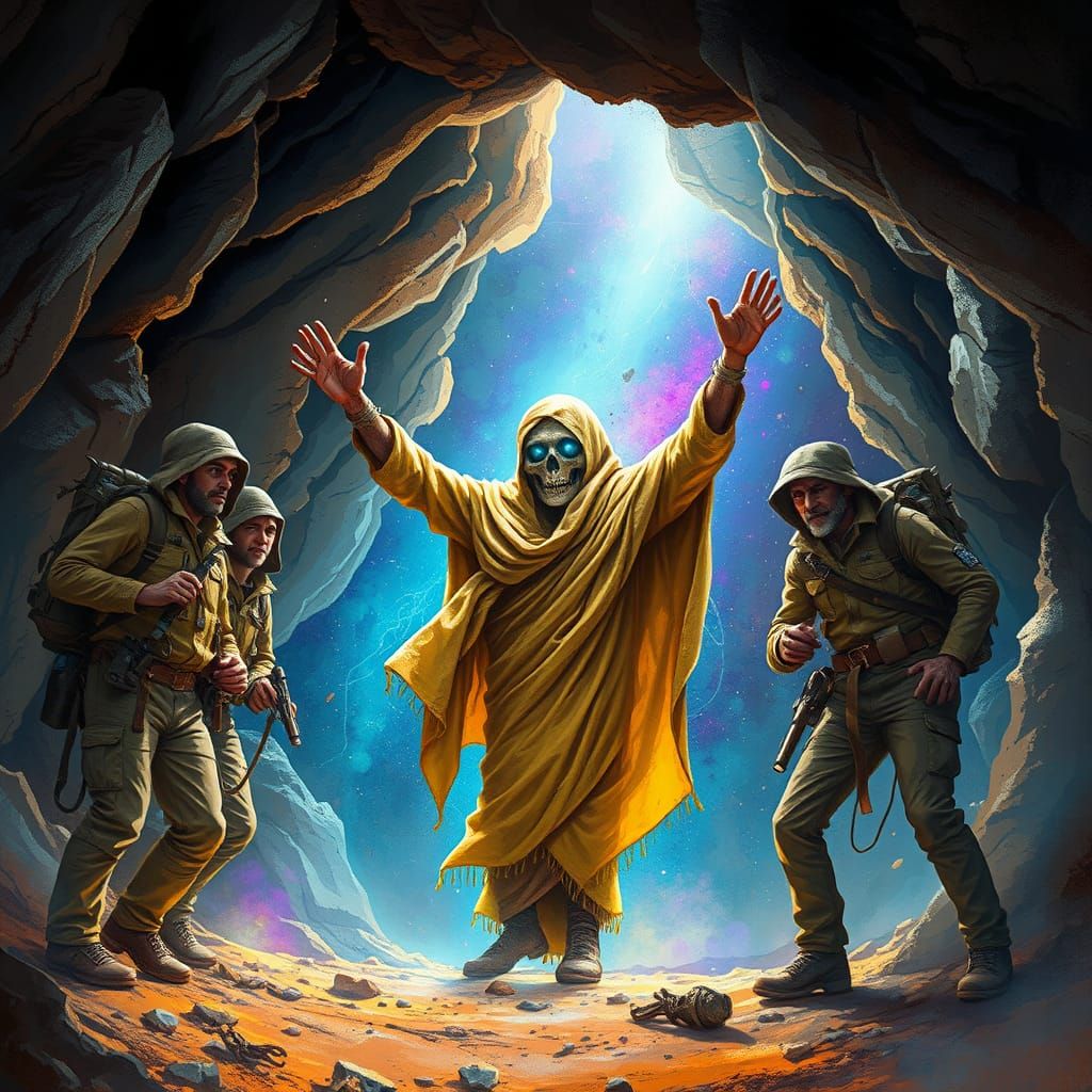 Resurrection - Ancient Priest Awakens in Vibrant Astral Ligh...