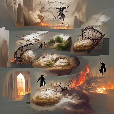 “Escaping Purgatory - A Visual Guide” - AI Generated Artwork - NightCafe Creator