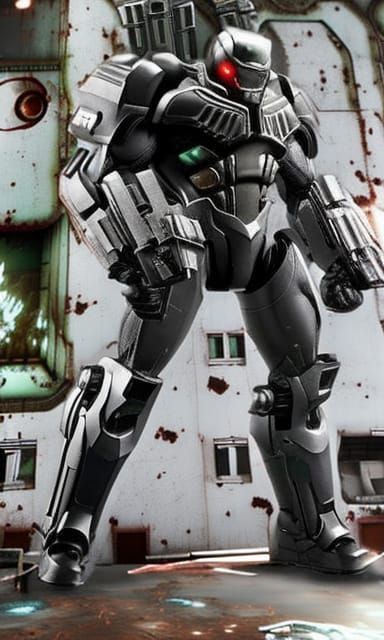 Assault Bionic Uber Soldat Exoskeleton (ABUSE). Redacted top secret ...