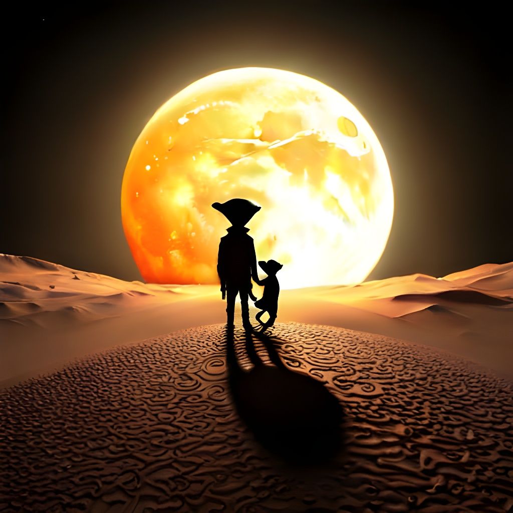 Alien Shadows - AI Generated Artwork - NightCafe Creator