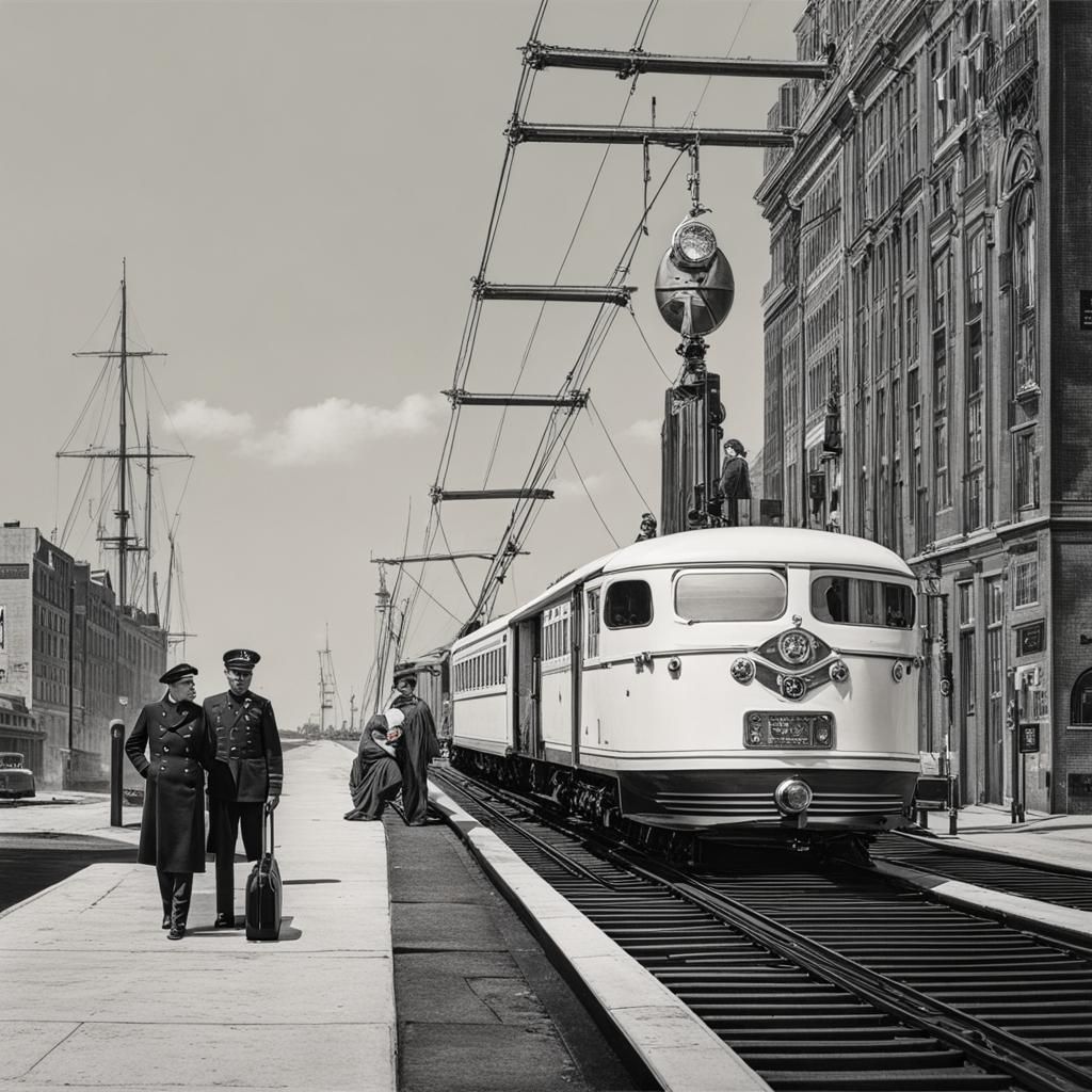 Rodney Alan Greenblat art - The Goodnik arrives - AI Generated Artwork ...