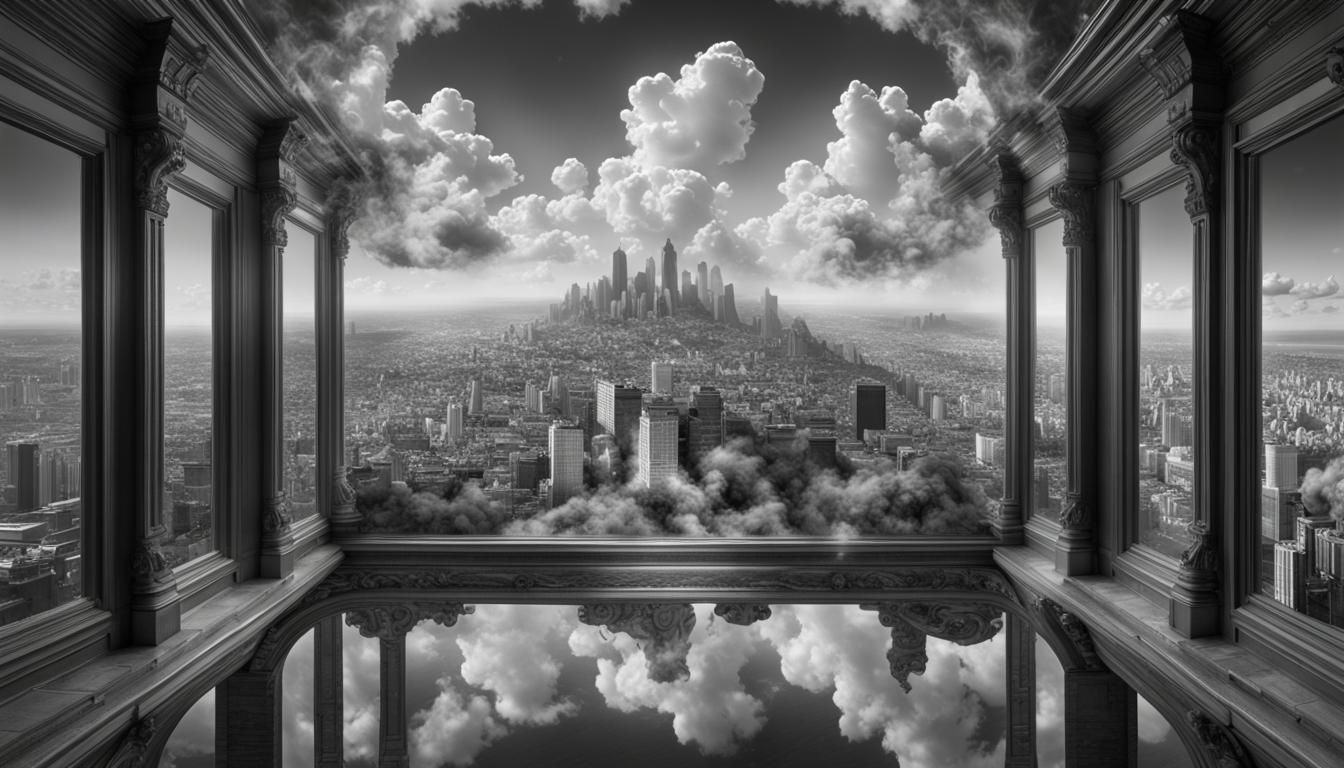 (((Masterpiece))), (((Double Exposure in the style of Thomas Barbey ...