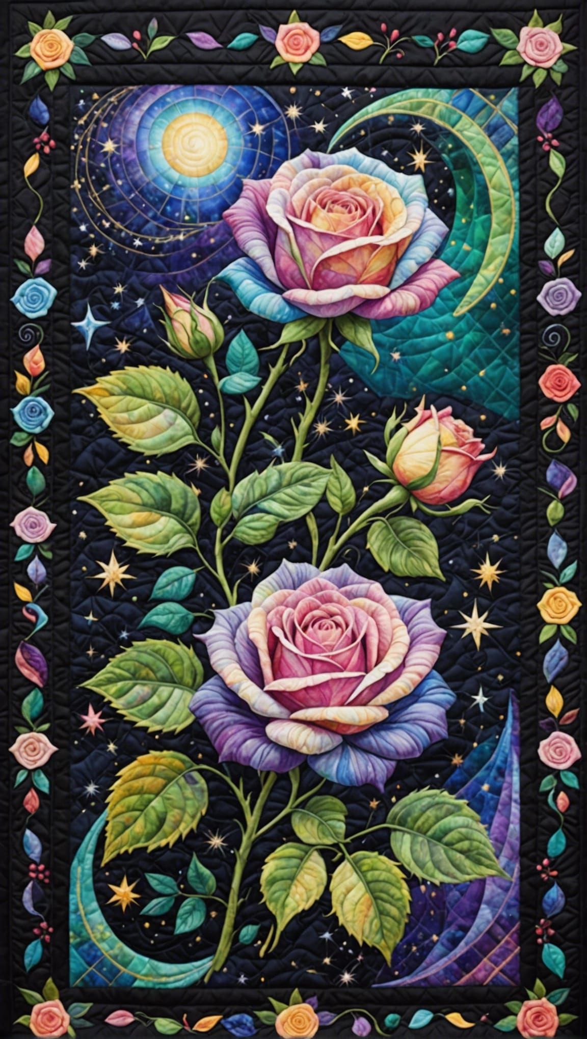 Cosmic Stitching: Ethereal Stardust Threads - AI Generated Artwork ...