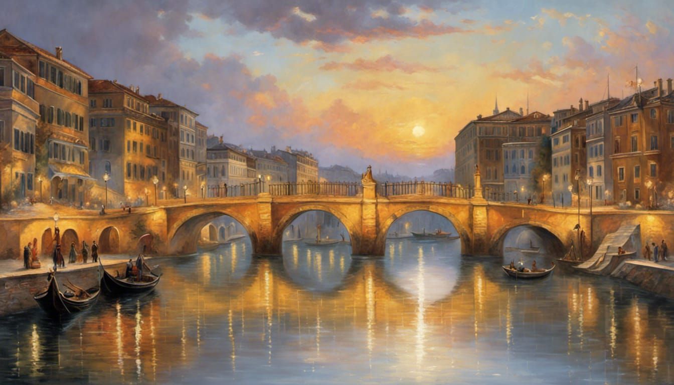 Beautiful Bridge - AI Generated Artwork - NightCafe Creator