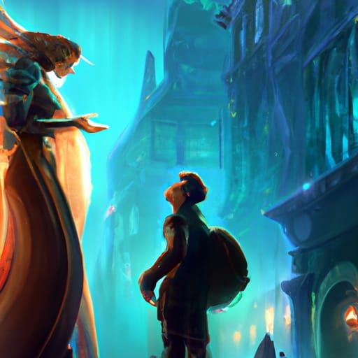 showing kindness - AI Generated Artwork - NightCafe Creator