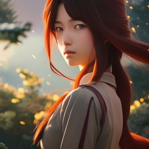 ~ Realistic Anime Scene ~ - AI Generated Artwork - NightCafe Creator