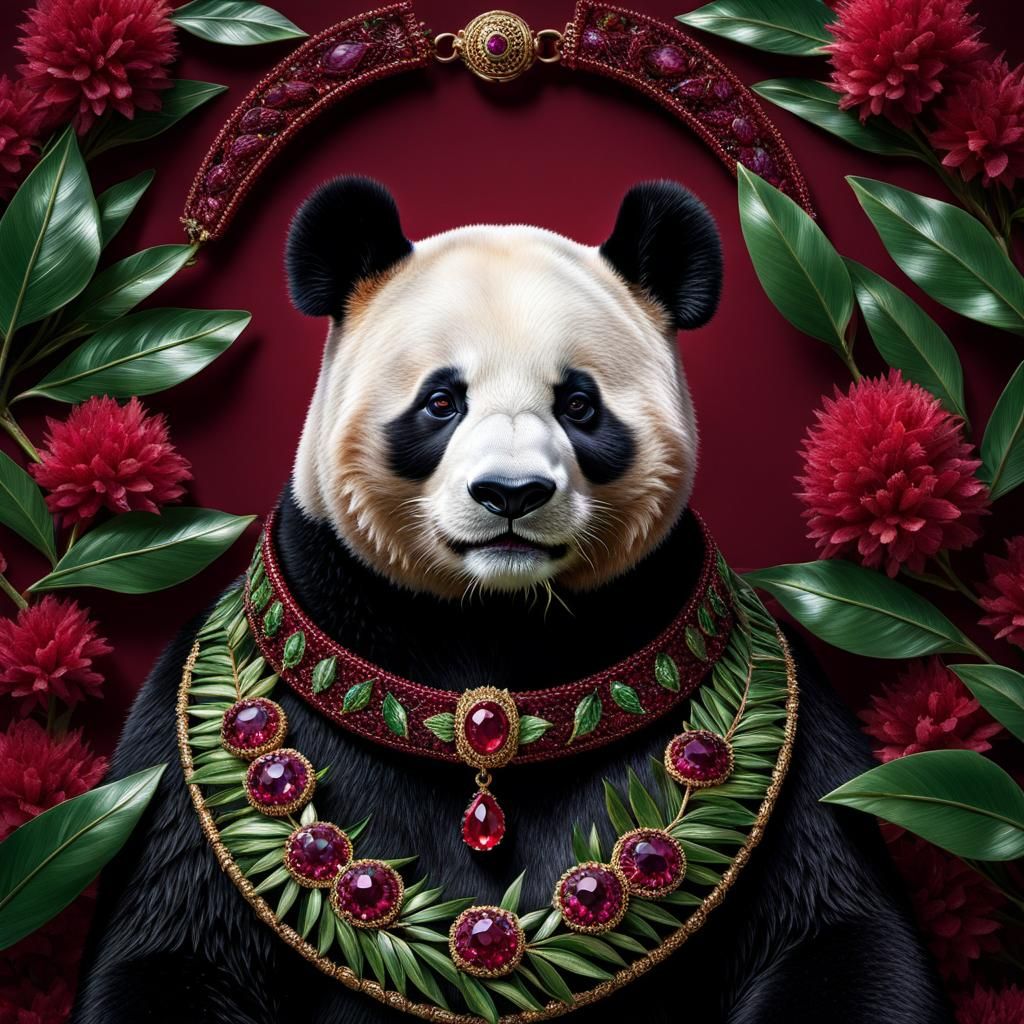 Empress Panda - AI Generated Artwork - NightCafe Creator