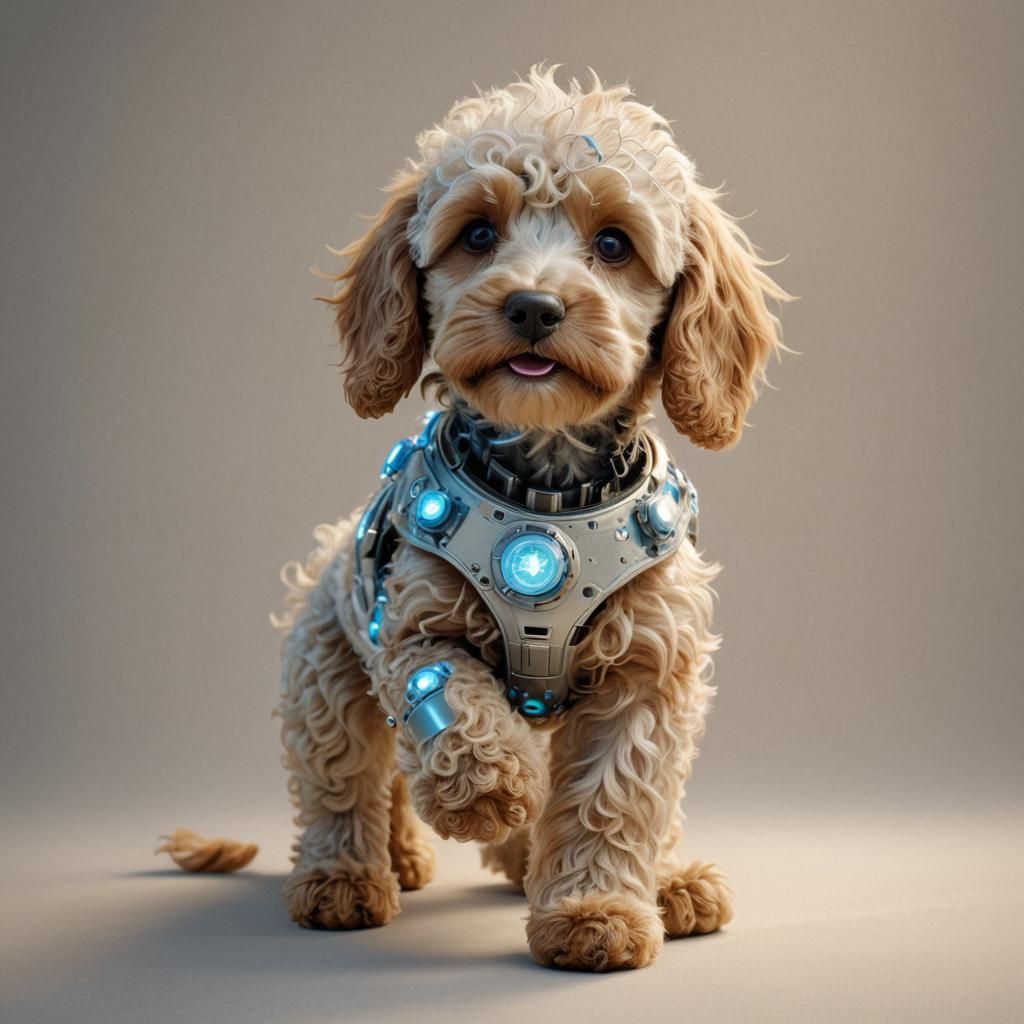 Cockapoo - AI Generated Artwork - NightCafe Creator