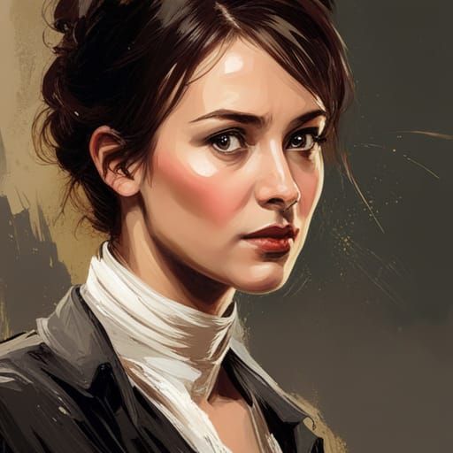 Elizabeth Bennet (Pride and Prejudice) - AI Generated Artwork ...