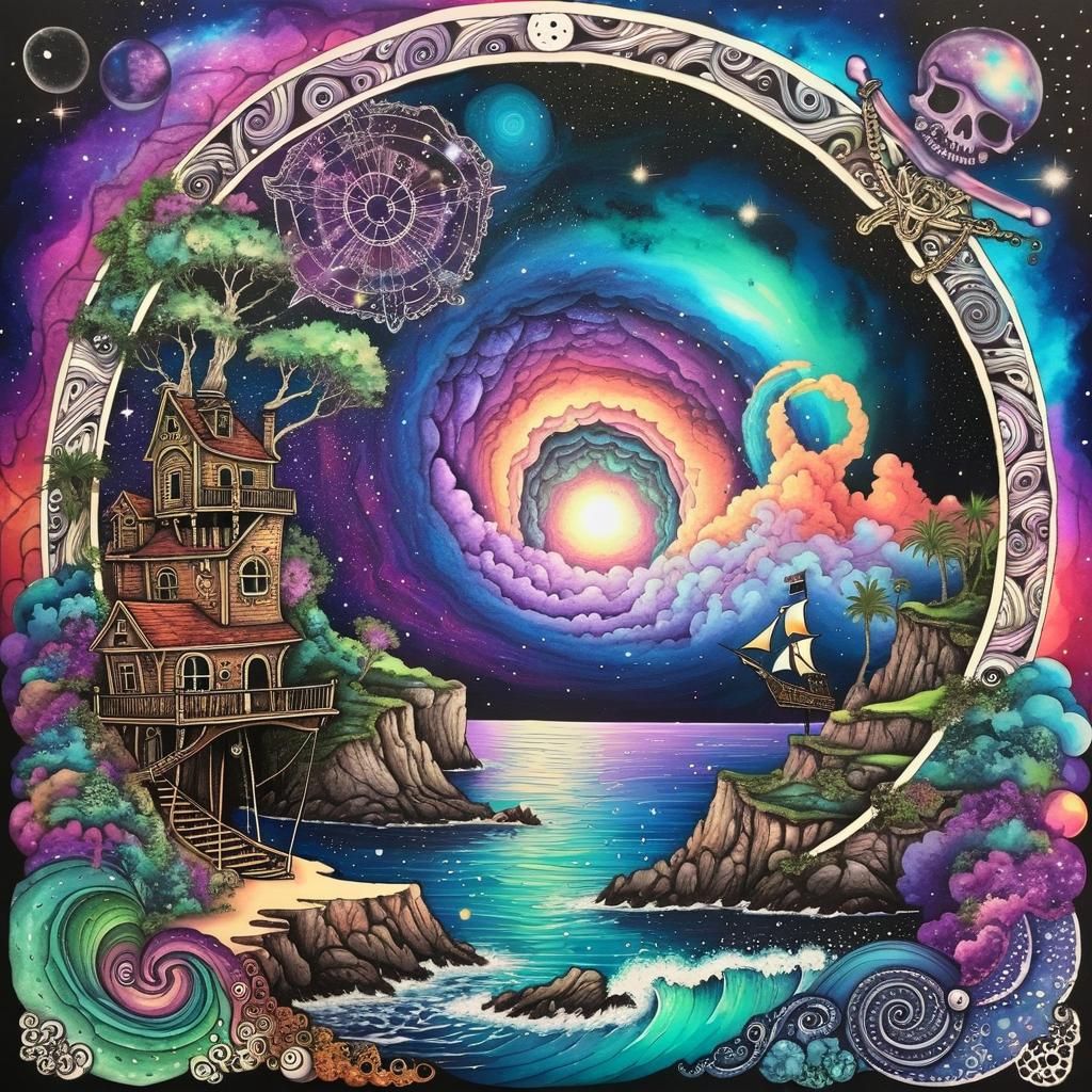Spectrum cosmic serenade neverland pirate coastline portal nebula ...