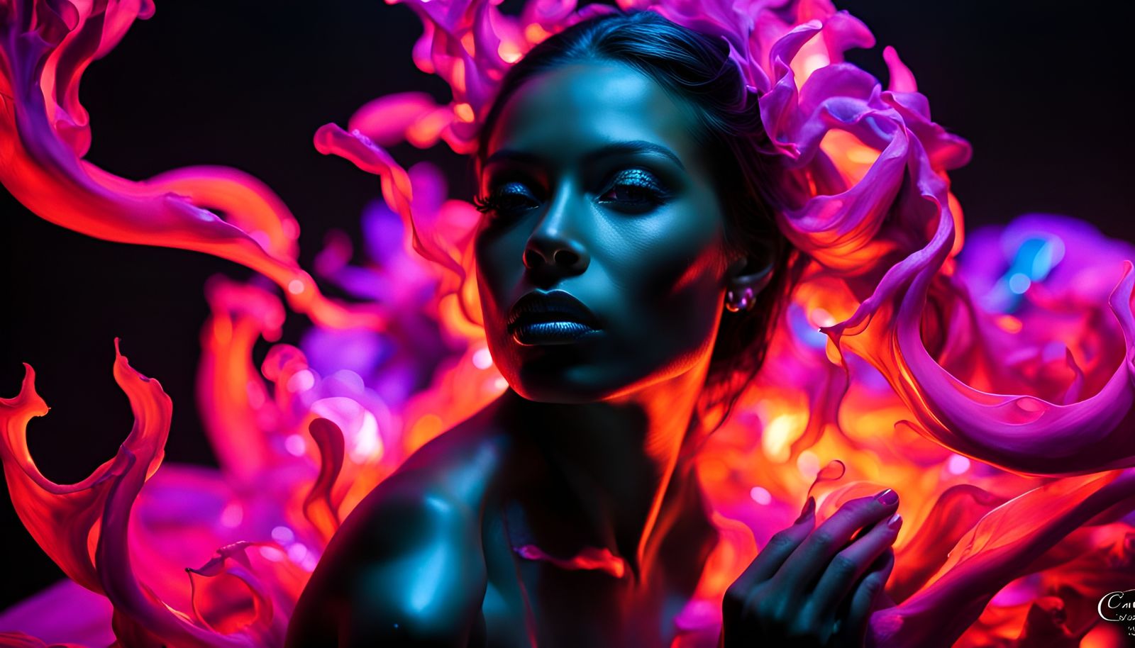 Black light art from Boris Vallejo - AI Generated Artwork - NightCafe ...