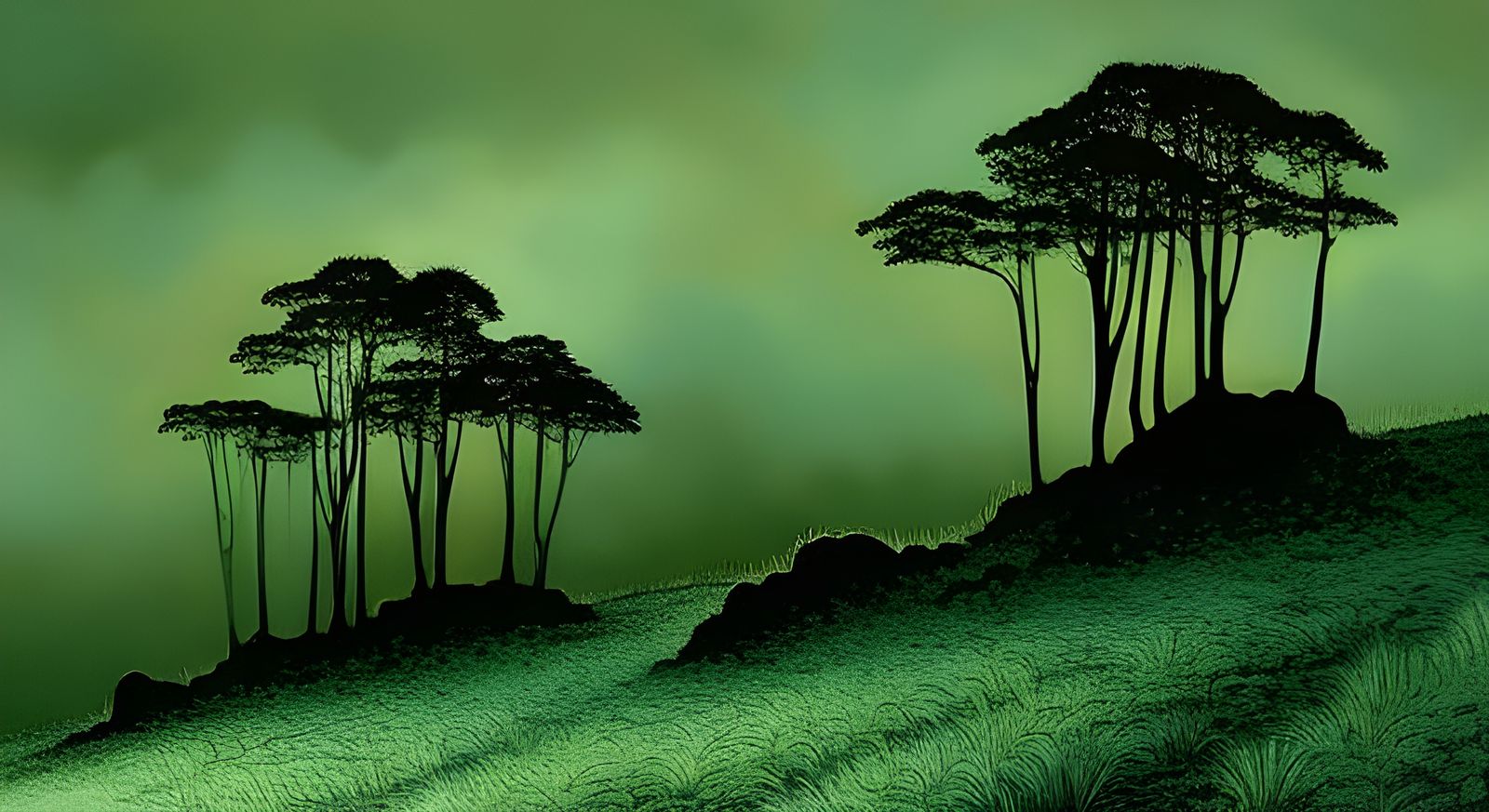 Rocky Outcrops - AI Generated Artwork - NightCafe Creator